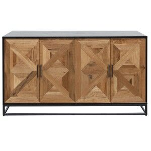 Noakes Timber & Metal 4 Door Sideboard, 159cm