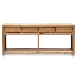 Landoya Reclaimed Elm Console Table, 180cm