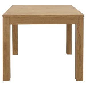 Amsterdam Mindi Wood Square Dining Table, 90cm, Natural