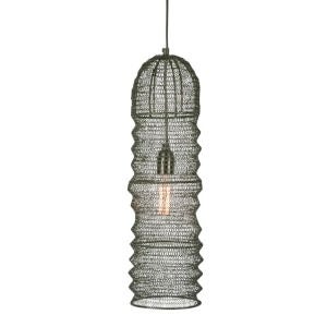 Monash Metal Mesh Pendant Light, Black