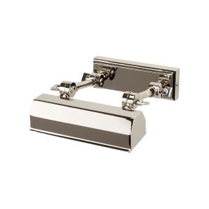 Chawton Metal Adjustable Picture Wall Light, Small, Polished Nickel