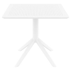 Siesta Sky Commercial Grade Indoor / Outdoor Square Dining Table, 80cm ...