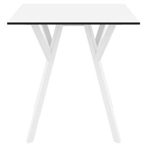 Siesta Max Commercial Grade Indoor / Outdoor Square Dining Table, 70cm ...