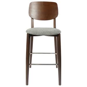 Durafurn Atlanta Rectella Commercial Grade Bar Stool, Timber Back ...