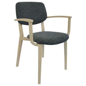Durafurn Atlanta Rectella Commercial Grade Dining Armchair, Fabric Back ...