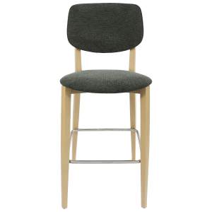 Durafurn Atlanta Rectella Commercial Grade Bar Stool, Fabric Back ...