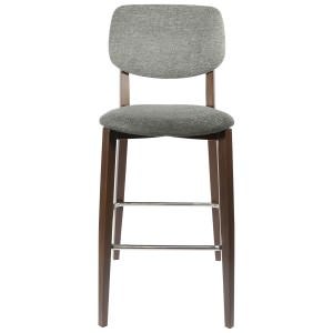 Durafurn Atlanta Rectella Commercial Grade Bar Stool, Fabric Back ...
