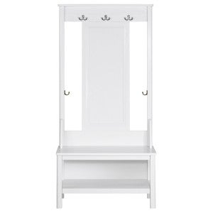 Hinton Wooden Hallway Stand, White