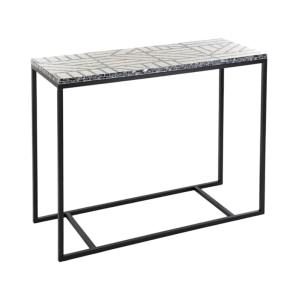 Linley Shell Inlaid Top Console Table, 100cm