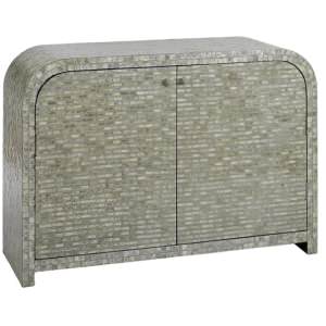 Harlan Shell Inlaid 2 Door Cabinet