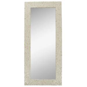Nassau Shell Inlaid Frame Floor Mirror, 180cm