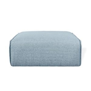 Nexus Fabric Ottoman, Parliament Lake