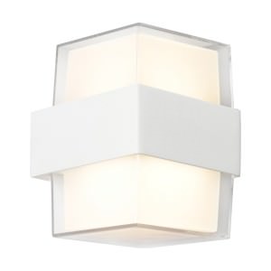 Haast IP65 Indoor / Outdoor LED Wall Light, CCT, White
