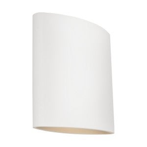 Herron IP54 Up & Down Exterior LED Wall Light, White