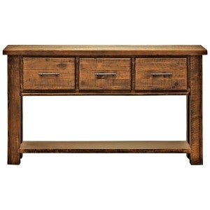 Rotorua New Zealand Pine Timber Hall Table, 135cm