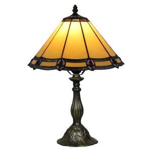 Frieda Tiffany Stained Glass Table Lamp, Small