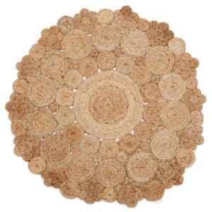 Marigold Hand Braided Jute Round Rug, 120cm