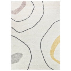 Tango No.74312 Shag Rug, 230x160cm, Cream