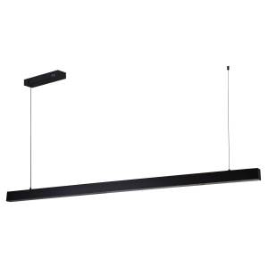 Maisie Metal Dimmable LED Linear Pendant Light, 45W, CCT, Black