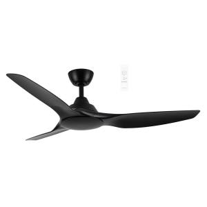 Martec Impact Indoor / Outdoor Smart DC Ceiling Fan, 132cm/52", Matt Black