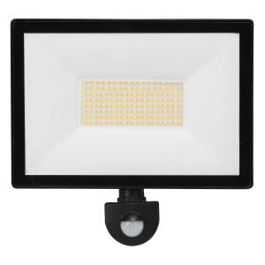 Opal IP44 LED Floodlight with Sensor, 50W, CCT