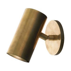 Pivoting Metal Wall Spotlight