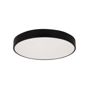 Orbis Dimmable LED Oyster Light, 24W, CCT, Black