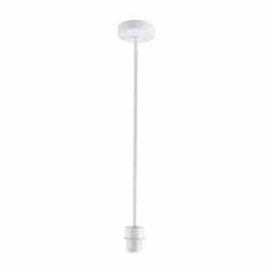 Parti Pendant Light Rod Suspension, E27, White