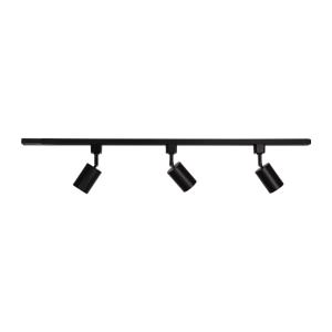 Bridge Single Circuit LED Track Spotlight Kit, 3 Light, Black
