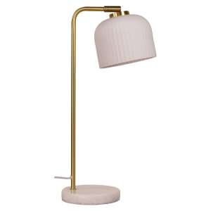 Charlotte Marble & Glass Desk Lamp