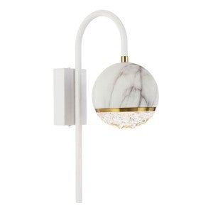 Oneta Arch Arm Wall Light, White