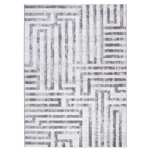 Ruby Maze Modern Rug, 80x50cm