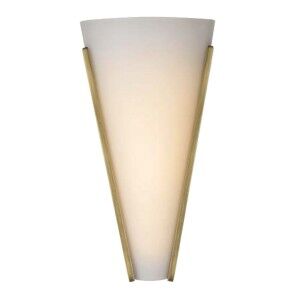 Saffi Colour Changing LED Wall Light, Antique Brass