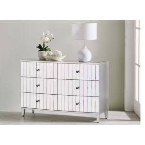 Lorava Mirrored 6 Drawer Dresser
