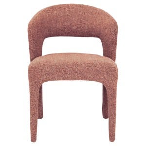 Sivelle Fabric Dining Chair, Rust