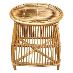 Pendric Rattan Round Side Table