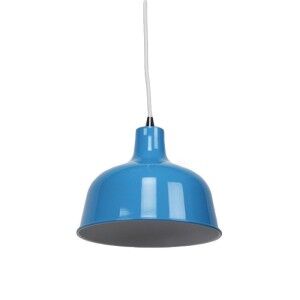 Dania Metal Pendant Light, Light Blue