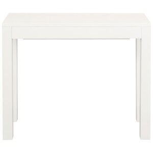 Amsterdam Mahogany Timber Sofa Table, 90cm, White