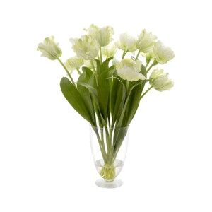 Darsh Artificial Tulip in Glass Vase