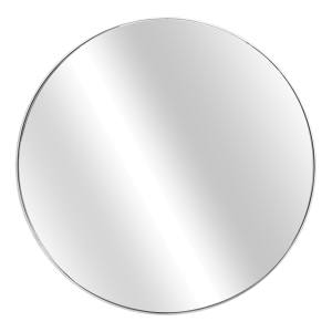 Ryleigh Iron Frame Round Wall Mirror, 100cm, White