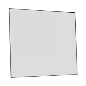 Zuri II Iron Frame Square Wall Mirror, 120cm