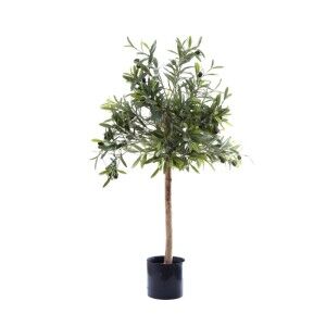 Potted Artificial Unpruned Olive Tree, 70cm