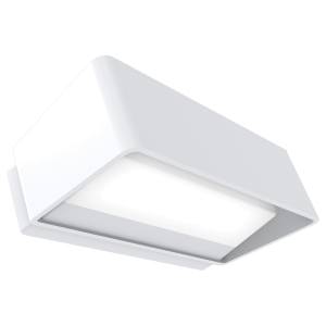 Topa IP65 Exterior Up / Down LED Wall Light, 3000K, White