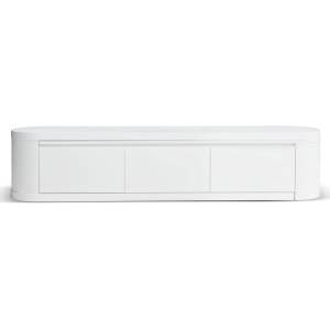 Brunswick Wooden 3 Drawer Extendable TV Unit, 200-340cm, White