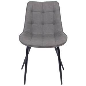 Willits Faux Leather Dining Chair, Grey