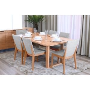 Arcane 9 Piece Messmate Timber Dining Table Set, 240cm