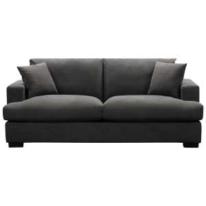 Bernardo Fabric Sofa, 2.5 Seater, Dark Grey