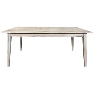 Bourdon Timber Dining Table, 180cm, White Washed Oak
