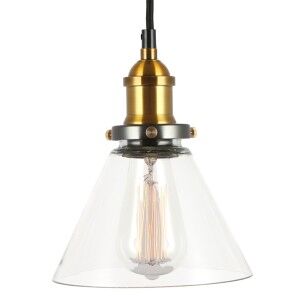 Bettina Glass Funnel Shade Pendant Light