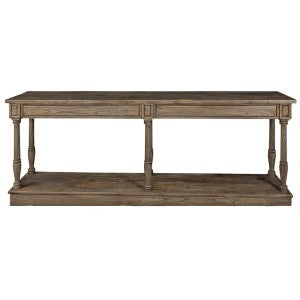 Luxe Fir Timber Console Table, 240cm, Natural
